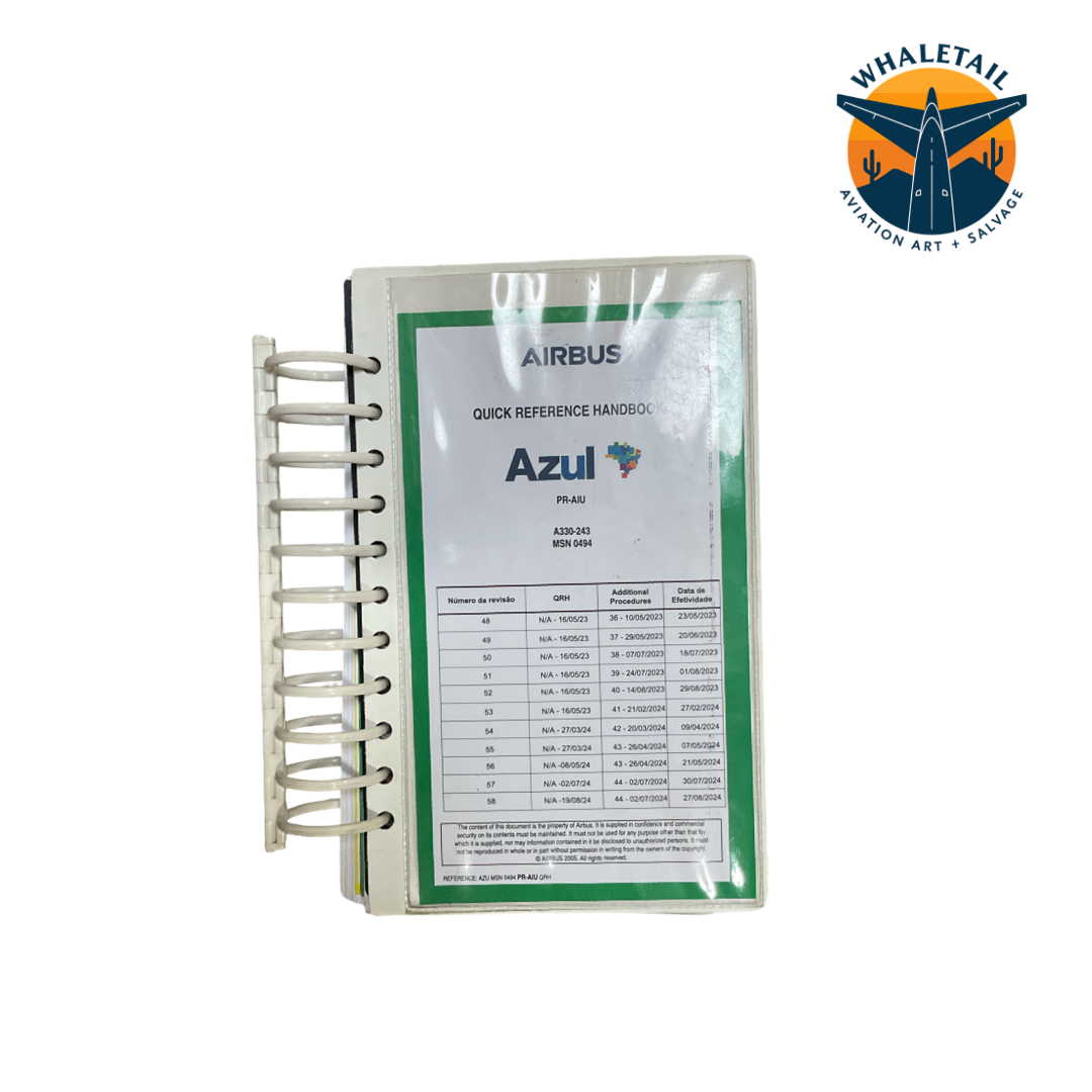 Azul Airbus Quick Reference Handbook – Whaletail Sales
