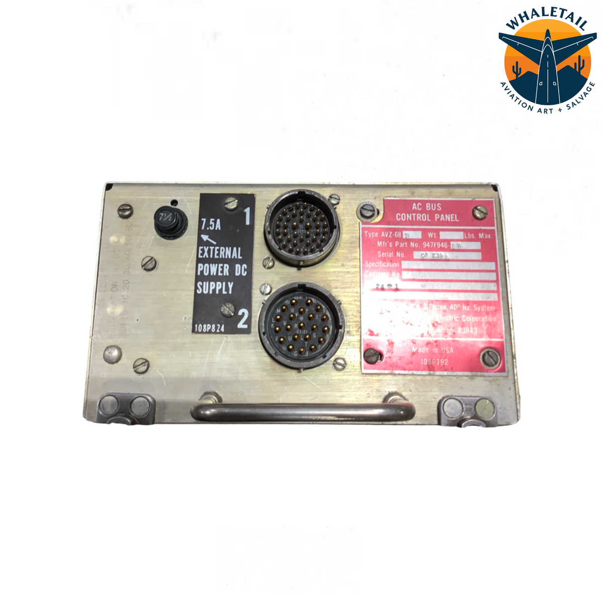 AC BUS Control Panel – Whaletail Sales