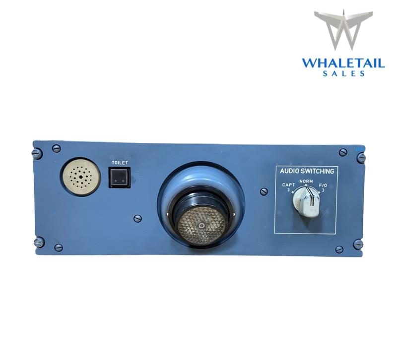 A320 Audio Switch Panel from Flight Deck including light – Whaletail Sales